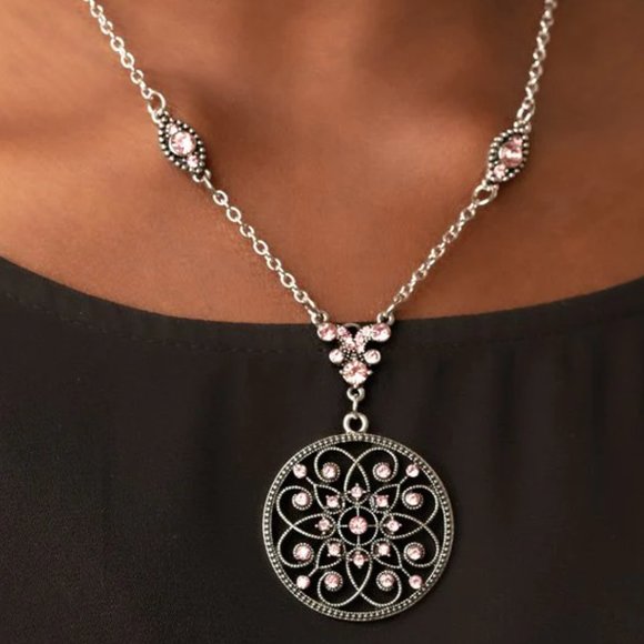 Jewelry | Timeless Traveler Pink Necklace Set | Poshmark